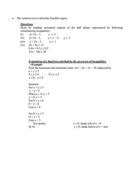 Linear Programing Docx Physics Science