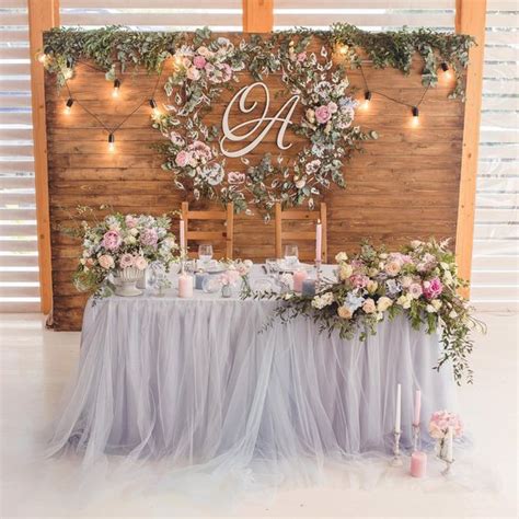 27 Coolest Sweetheart Table Backdrops To Try Weddingomania
