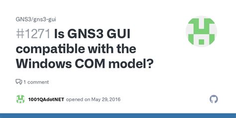 Is GNS GUI Compatible With The Windows COM Model Issue GNS Gns Gui GitHub