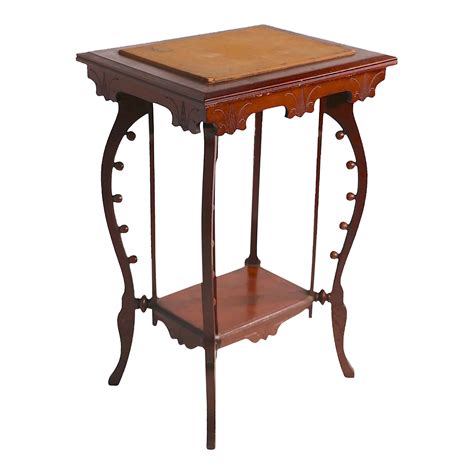 Victorian Aesthetic Movement Eastlake End Side Table Lamp Or Plant
