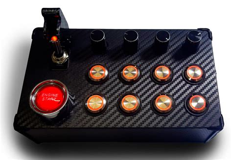 Button Box Sim Racing Luminous Metal Push Buttons Xbox Sx Play Station Button Box Sim Racing Luminous Metal Push Buttons Xbox Sx Play Station