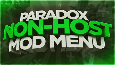 MW SPRX PARADOX CE INSANE NON HOST MOD MENU AIMBOT REDBOXES WALLHACK YouTube