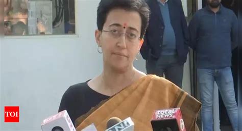 Atishi Writes To Delhi Chief Secretary Over Water Contamination Sewer