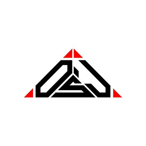 Osj Letter Logo Creative Design With Vector Graphic Osj Simple And Modern Logo 15598257 Vector