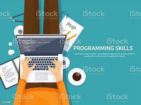 Programming Coding Flat Computing Background Code Hardware Software Web