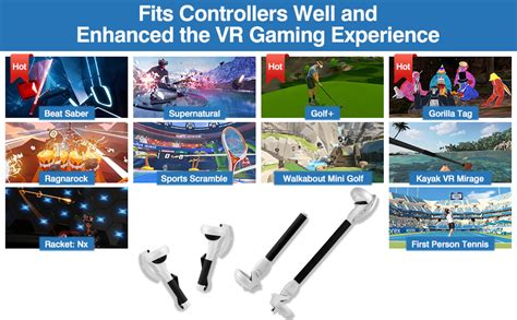 Pecoovr Controller Extensions Accessories For Meta Oculus Quest 2 Handles Pecoovr Controller Extensions Accessories For Meta Oculus Quest 2 Handles