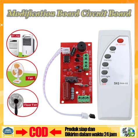 Jual Ready Ya Cod Modul Pcb Kipas Angin Yundai Kit Remote Kipas Angin Multi Unversal Smart