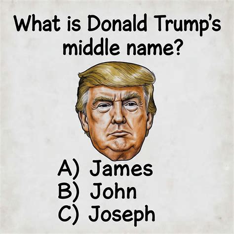 Donald Trump Middle Name Spice Up Your Brain Facebook