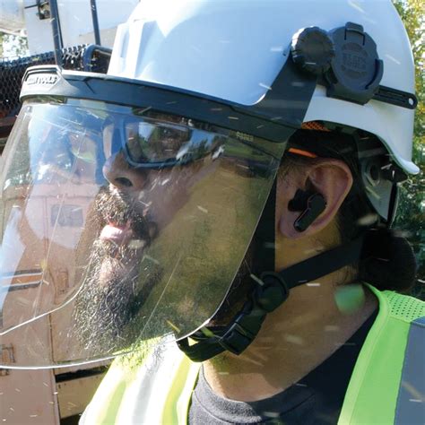 Face Shield Full Brim Hard Hat Clear 60528 Klein Tools