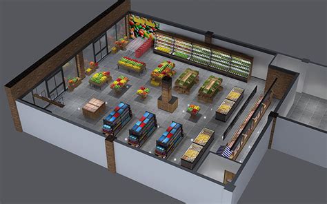 Convenience Store Layout Floor Plan