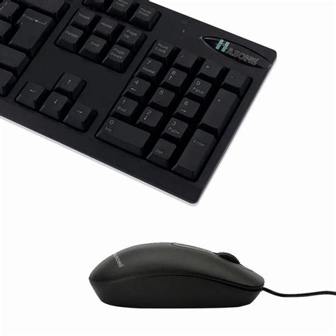 Hasons Typo Fusion Computer Keyboard Mouse Wired Combo At Rs 1199 Set Logitech Keyboard