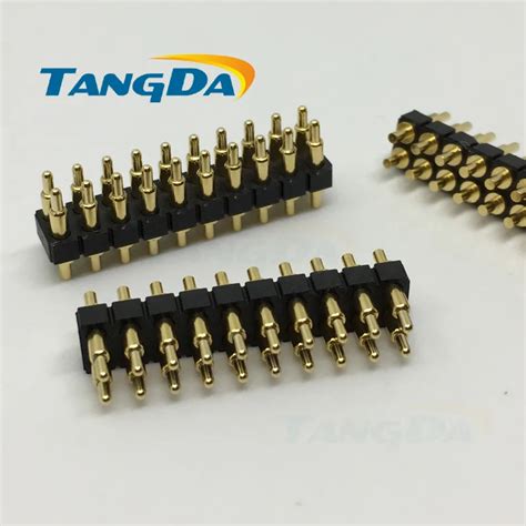 Aliexpress Com Buy DIP 2 9mm Pogo Pin Connectors 20p 20pin Current Pin Battery Pin Test