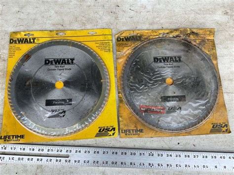 Dewalt 12 Inch 80 Tooth Saw Blades Legacy Auction Company