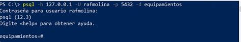 Cómo trabajar con nuestra base de datos PostgreSQL usando psql