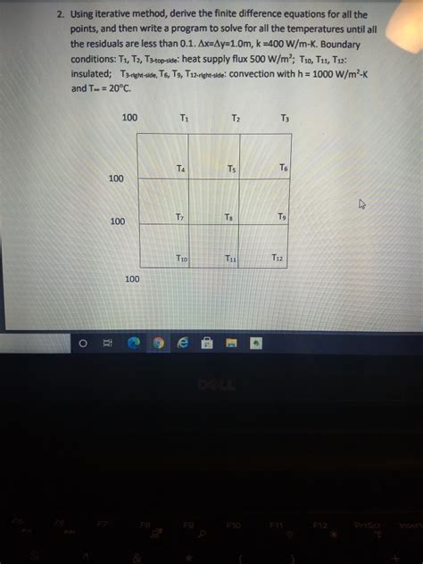 2 Using Iterative Method Derive The Finite