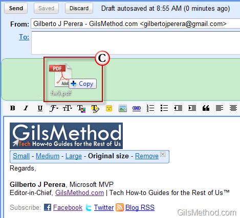 Drag And Drop Images And Attachments Into Gmail Messages