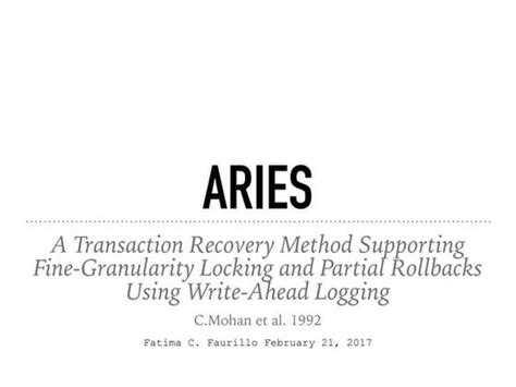 Databases Backup And Recovery Ppt