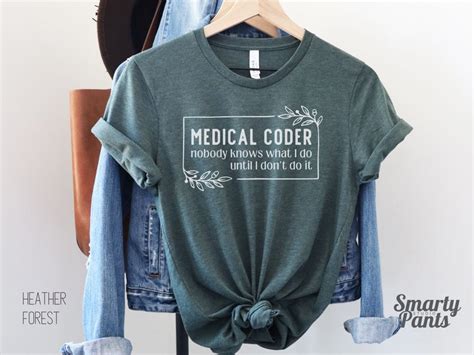 Medical Coder Shirt Medical Coding Medical Coder T Etsy