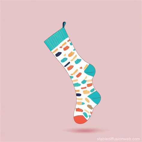 Cute Socks Logo Design Stable Diffusion Online