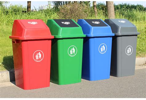 摇盖垃圾桶100l 农村分类垃圾桶方形大号加厚办公室楼道垃圾桶 阿里巴巴