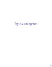 Understanding Regression Models With Logarithms Exploring The Course Hero