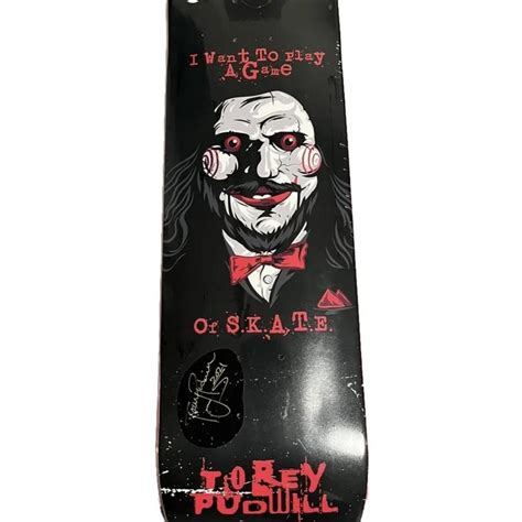 Thank You Skateboard Deck Signed Torrey Pudwil Skate Depop