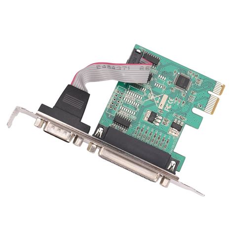 rs232 rs 232 직렬 포트 com 및 db25 프린터 병렬 포트 lpt pci e pci express 카드 어댑터