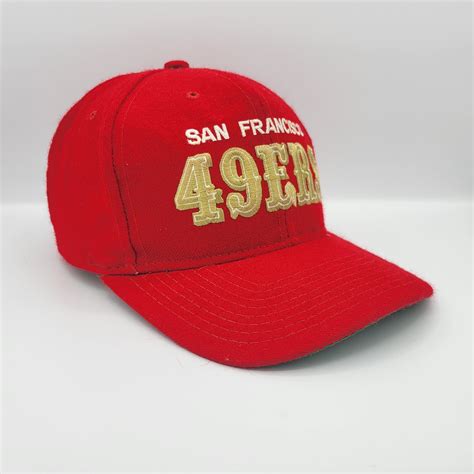 San Francisco 49ers Vintage 80s Starter Wool Snapback Hat Nfl Football