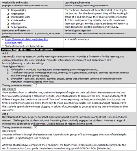 Intermediate Math Lesson Plan Ms Wippels Classroom