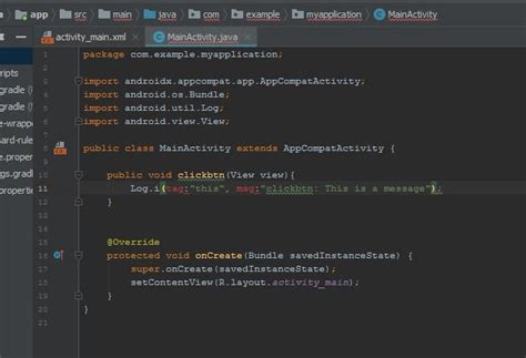 Java How To Handle Click From Xml To Activity Stack Overflow
