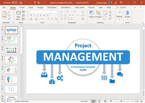 Project Manager Presentation Template