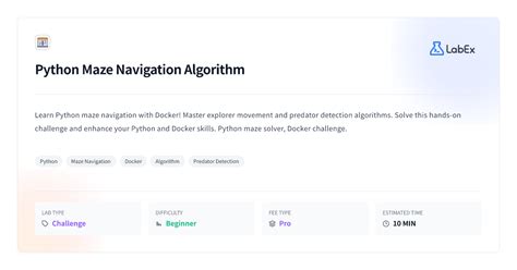 Python Maze Navigation Algorithm Labex