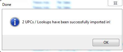 Importing UPC Lookup Codes With Excel SooPOS Support
