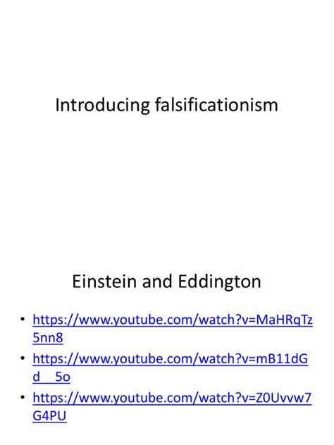 Chapter 5 Introducing Falsificationism Pdf Falsifiability Theory