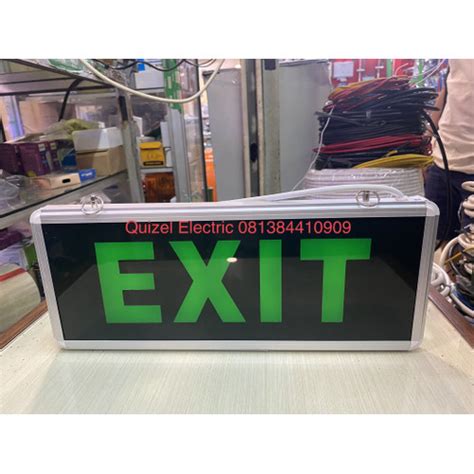 Jual Emergency EXIT Jakarta Pusat Quizel Electric Tokopedia