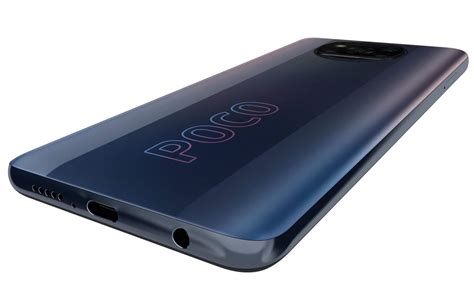 Xiaomi Poco X Pro Phantom Black D Model By Rever Art