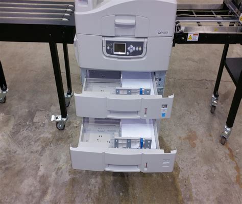 Lot 11 Oki Envelope Printer With Feeder And Conveyor Model Dp100ga Wirebids