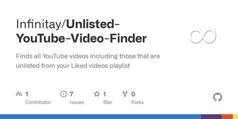 GitHub Infinitay Unlisted YouTube Video Finder Finds All YouTube Videos Including Those That