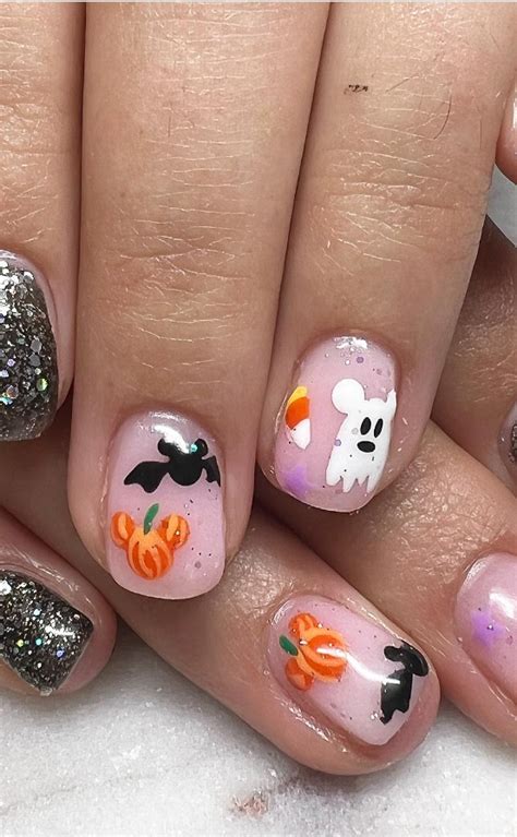 Disney Halloween Nails 111 Cute Ideas To Try Pixie Dust And Passports