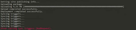 Error Calling Sync Triggers Badrequest · Issue 1457 · Azureazure