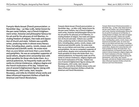Font Proofer
