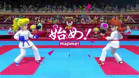 Mario And Sonic At The Olympic Games Tokyo 2020 Karate Peach Vs Daisy