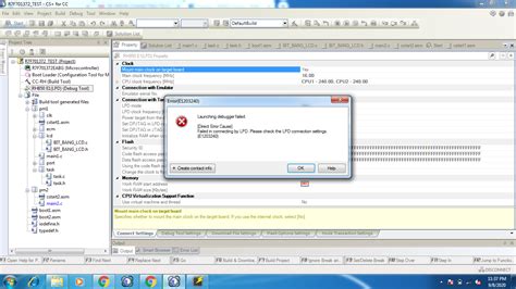 Error Connecting To E1 Debugger In Cs Forum Rh850 And Rl78fx Mcu