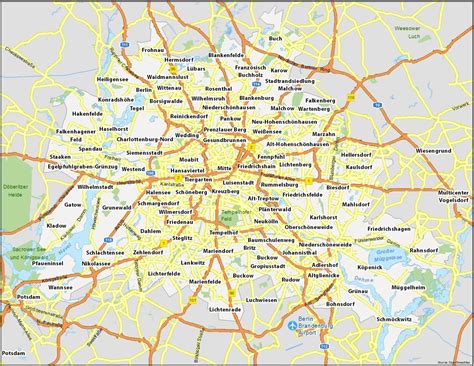 Map Of Berlin Germany Gis Geography