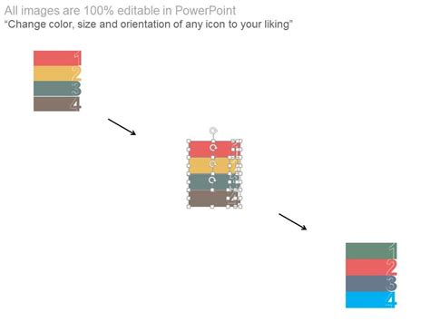 View Four Staged Alphanumeric Text Boxes With Icons Business Vision Flat Powerpoint Design