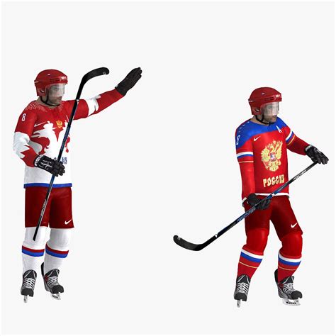 하키 선수 장비 세트 3d 모델 59 Max 3ds Fbx Obj Free3d