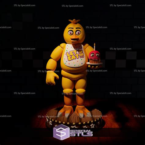Five Nights At Freddy Chica Ready To 3d Print Specialstl