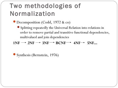 Database Normalization Using Dependencies Graph Fotachemstrimbeicibima2008 Ppt Free