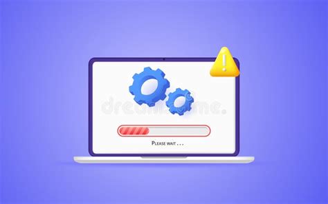 Error De Actualización De Software El Concepto De Descarga E Instalación Del Sistema