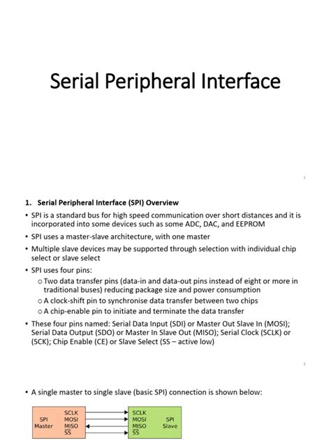16 spi protocol pdf computer science electrical engineering